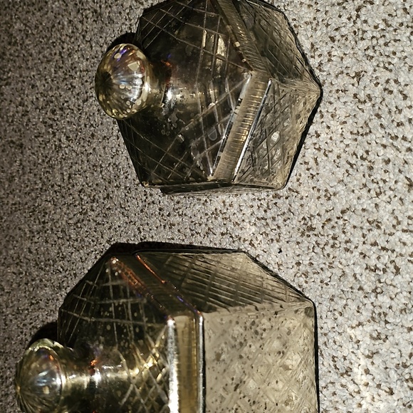 Threshold | Bath | Threshold Set Of 2 Mercury Glass Hexagon Bath ...